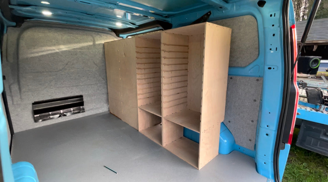 Trades Van Racking Ultimate Wooden Drawer Systems – Custom Solutions UK