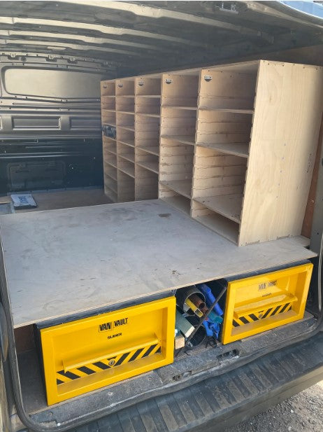 New Plumbers Van Racking SET – Custom Solutions UK