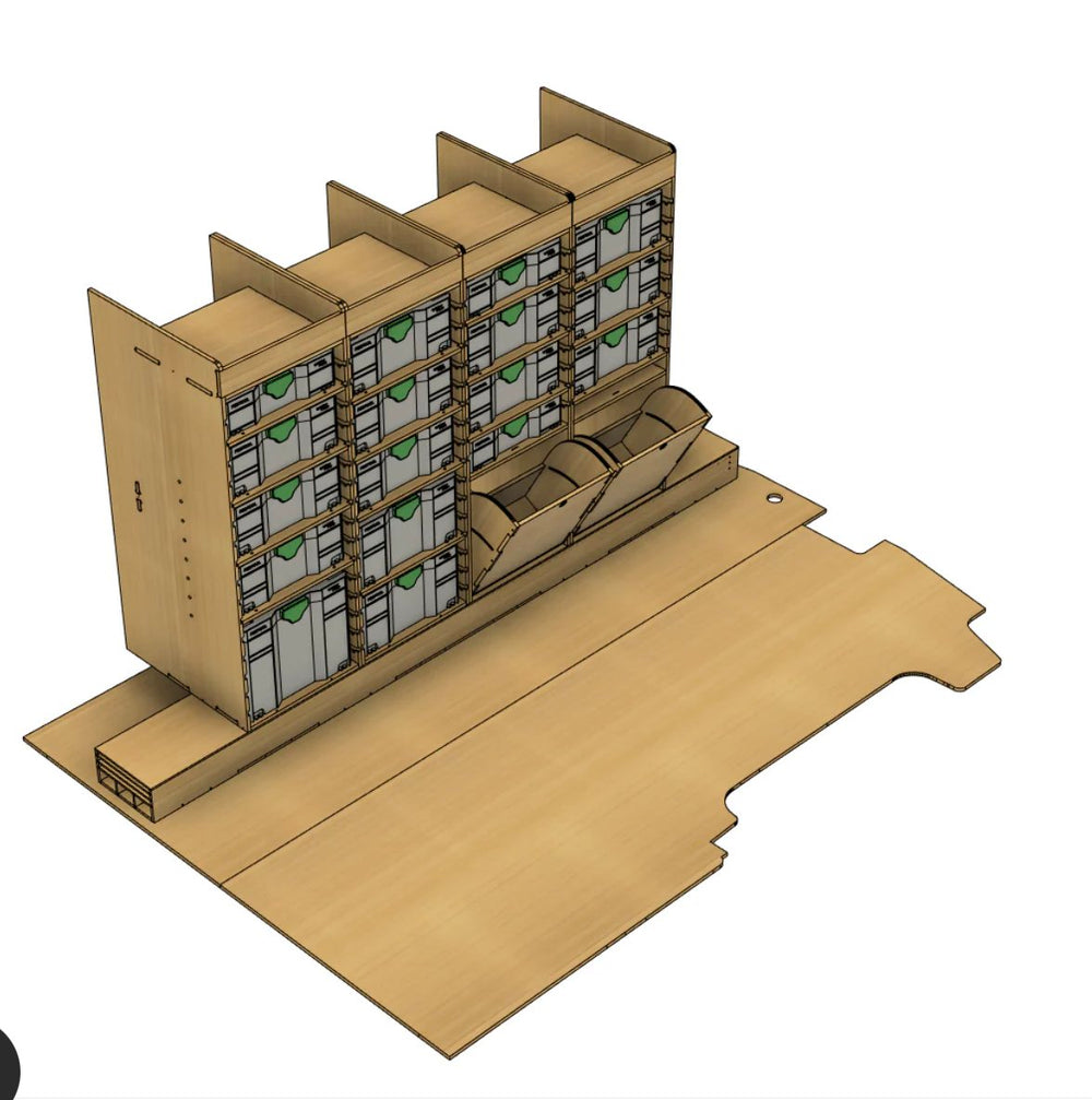 Trades Van Racking Ultimate Wooden Drawer Systems – Custom Solutions UK