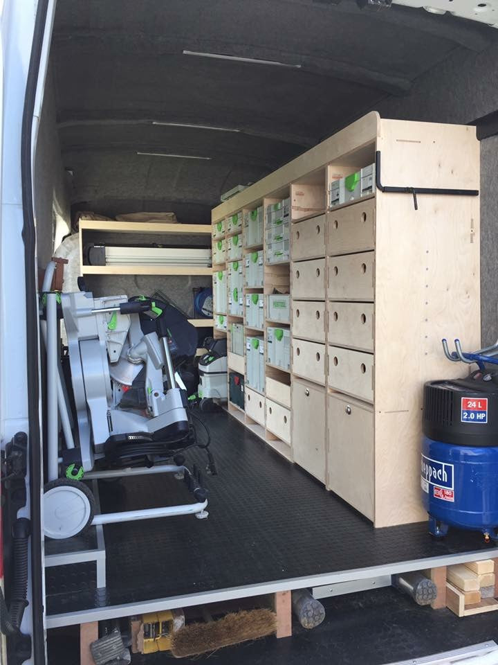 Carpenter Van Racking Solutions | Custom Solutions UK