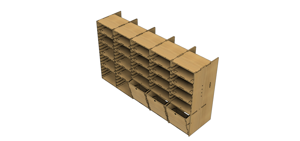 Dewalt Festool Drawer Wooden Racking System – Custom Solutions UK