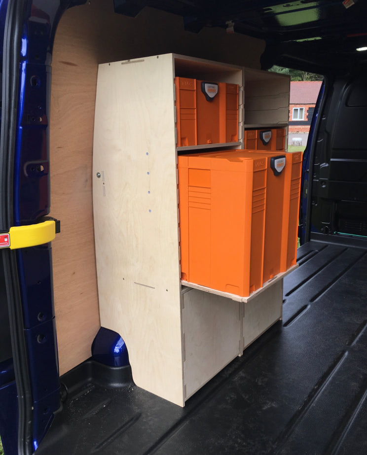 Festool Systainer van Storage, Wooden Racking System – Custom Solutions UK