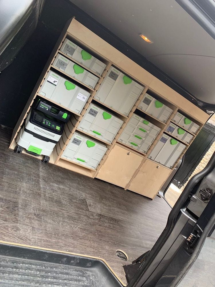 Pro Unique (D1) - Festool Budget-Friendly SH3 Van Racking Solution ...